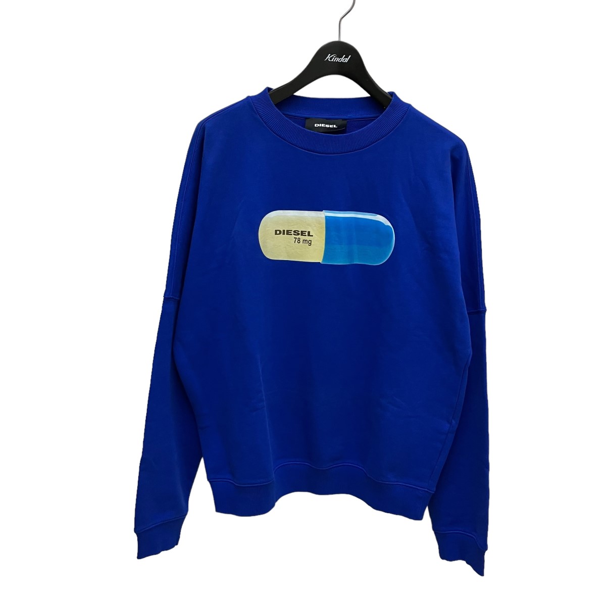 【楽天市場】【中古】DIESEL capsule medicine クルーネックスウェット ブルー サイズ：M 【250724】（ディーゼル ...