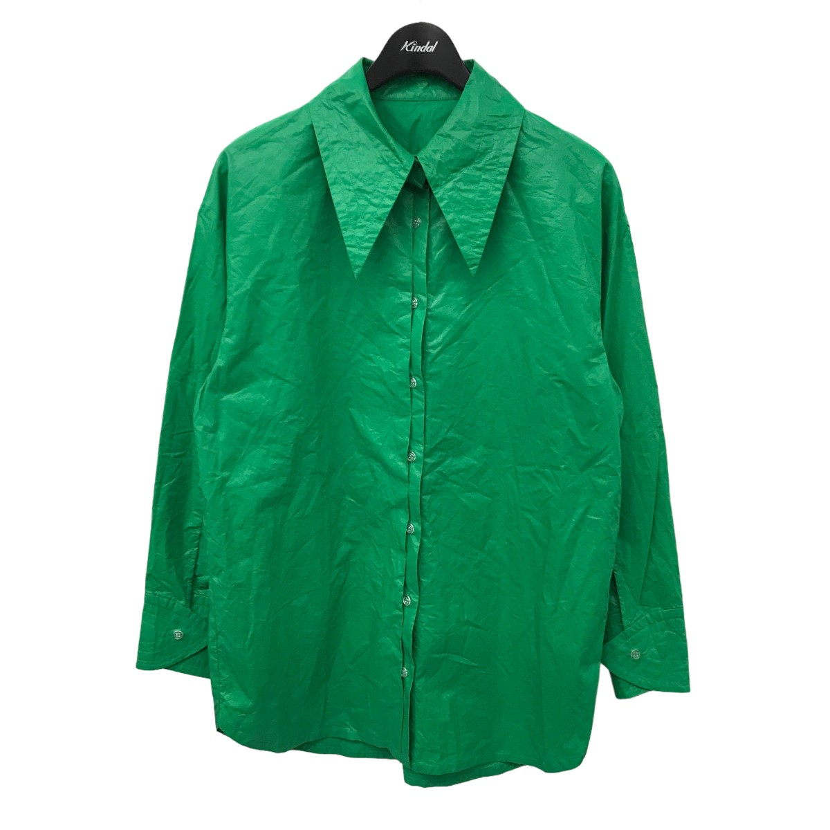 【楽天市場】【中古】AMERI LONG COLLAR CALENDERING SHIRT 長袖シャツ 02320461130 グリーン サイズ：Free 【100824】（アメリ）：ブランド ...