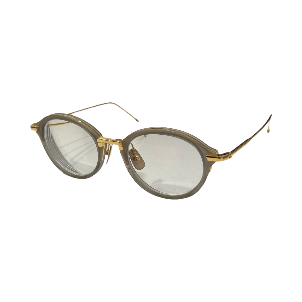【楽天市場】【中古】Thom Browne 眼鏡 TB-011-G-GRY-GOLD グレー×ゴールド 【290824】（トム・ブラウン）：ブランド古着のカインドオル