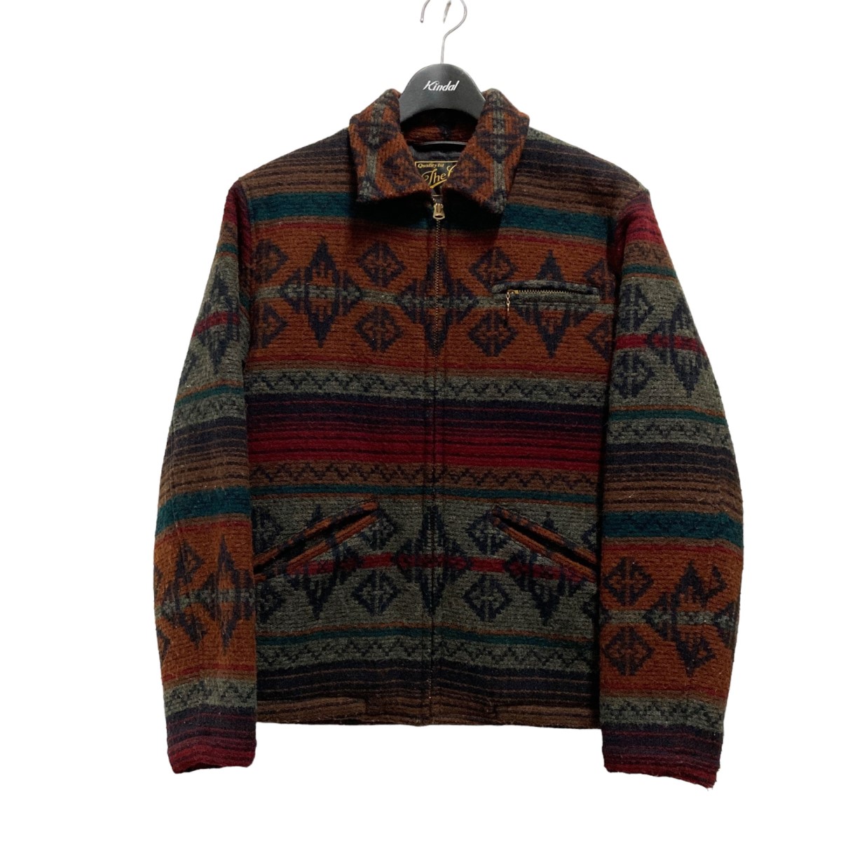 【楽天市場】【中古】CALEE×Johnson Woolen Mills SPORTS JACKET 中綿ジャケット マルチカラー サイズ：M ...