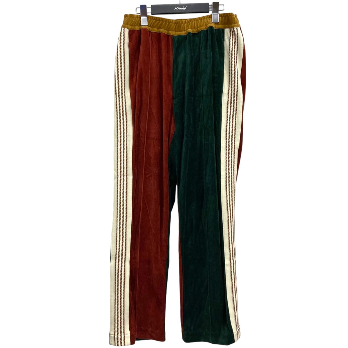 【楽天市場】【中古】SASQUATCHfabrix．23SS VELOUR TRACK PANTS RASTA ベロアトラックパンツ ブラウン ...