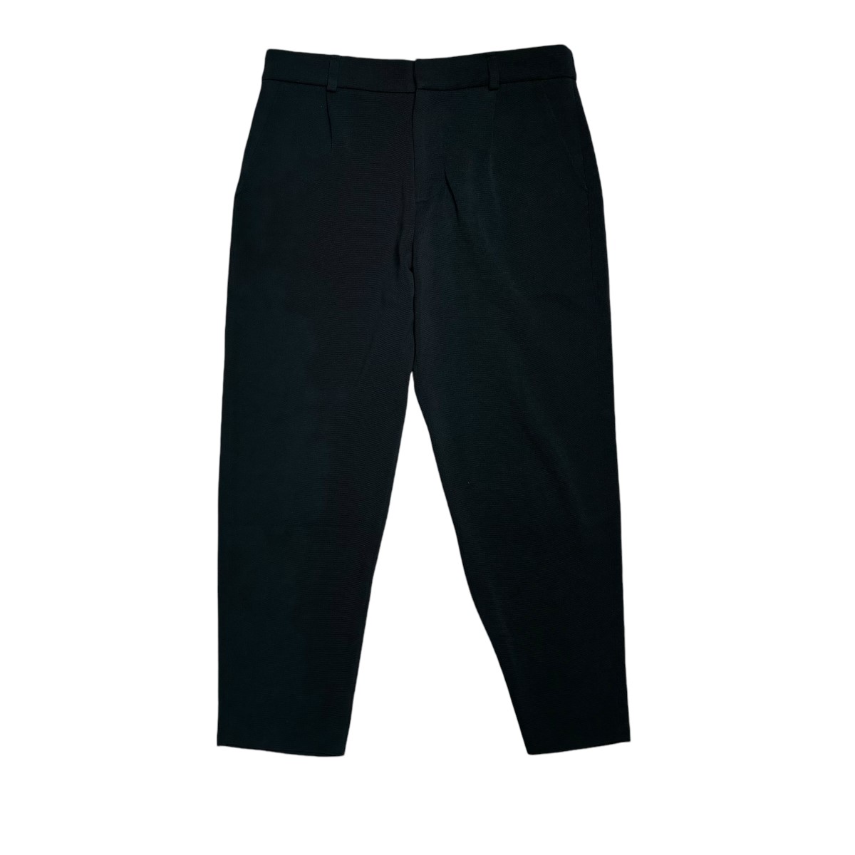 【楽天市場】【中古】ESTNATION ミラノリブ タックテーパードパンツ 41-234-07-010038 ブラック サイズ：L ...