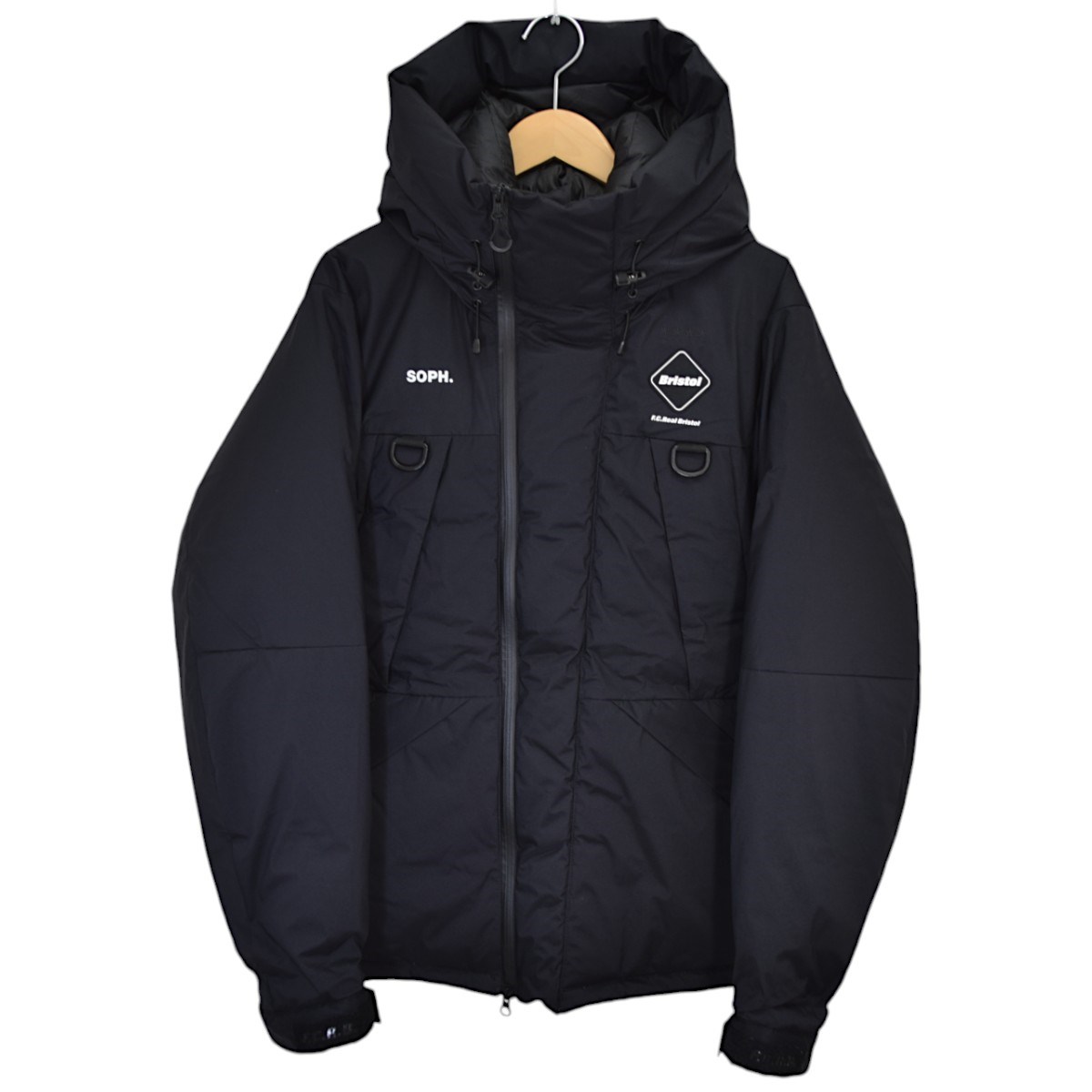 【楽天市場】【中古】F．C．R．B． DOWN BENCH PARKA ダウン ベンチ パーカ FCRB-212028 ブラック サイズ：S 【101124】（エフシーアールビー）：ブランド ...