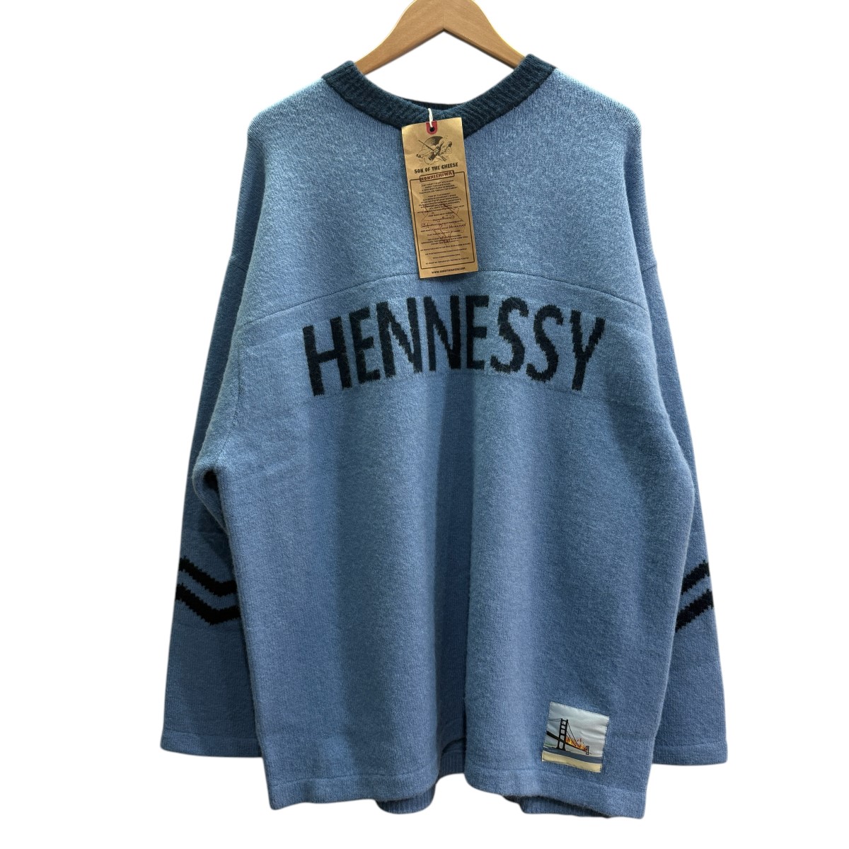 【楽天市場】【中古】SON OF THE CHEESE24AW／ HENNY FOOTBALL SWEATER ニットセーター SC2420 ...