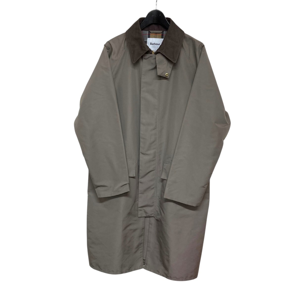 【楽天市場】【中古】Barbour OVERSIZED BURGHLEY コート 2001184 モカ サイズ：40 【301124】（バーブ ...