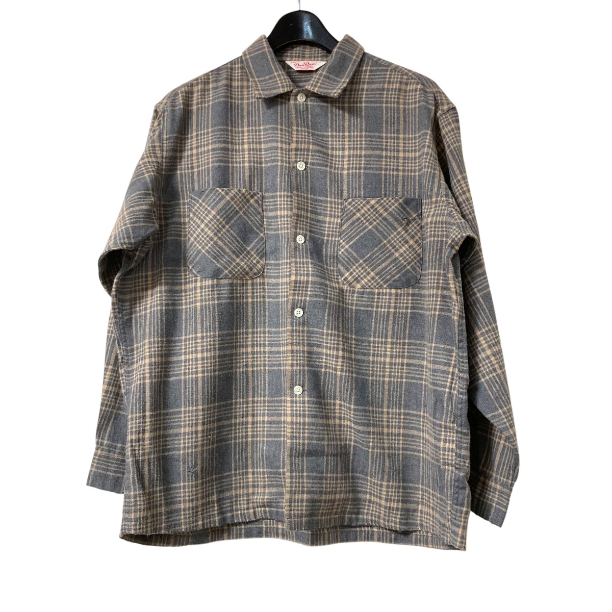 【楽天市場】【中古】DAN RIVER 24AW WORN OUT CHECK BOX SHIRT チェックシャツ グレー サイズ：M ...