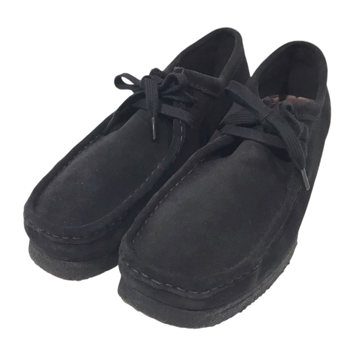 【楽天市場】【中古】CLARKS スウェードシューズ Wellabee ワラビー 261555197100 ブラック サイズ：10 ...