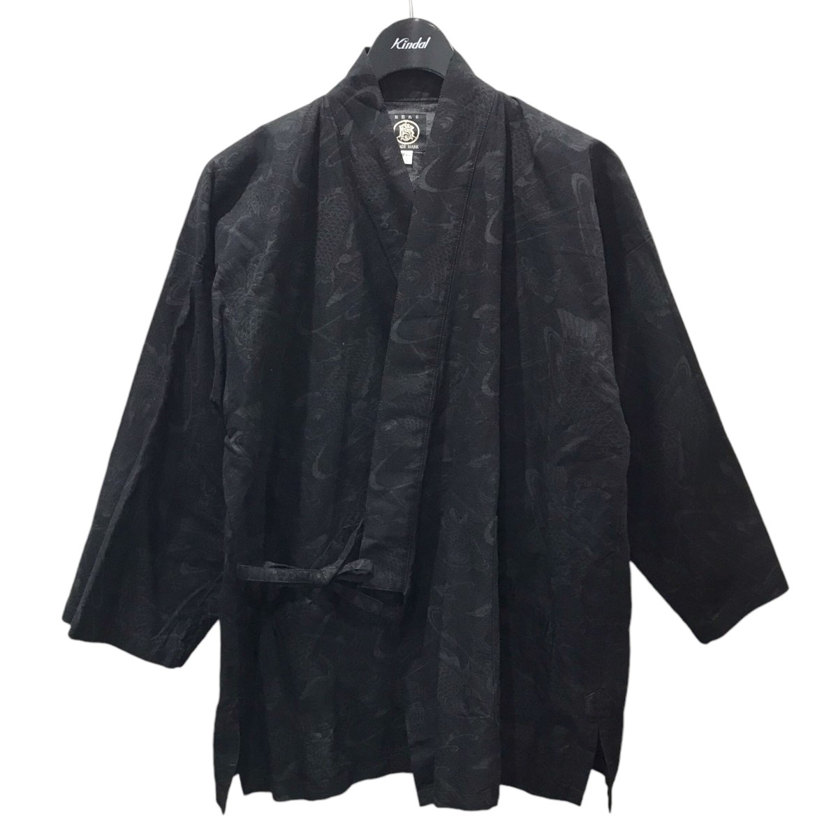 【楽天市場】【中古】BLACK SIGNコットンリネン作務衣シャツ Climbing Carp Samue Shirt Black ...