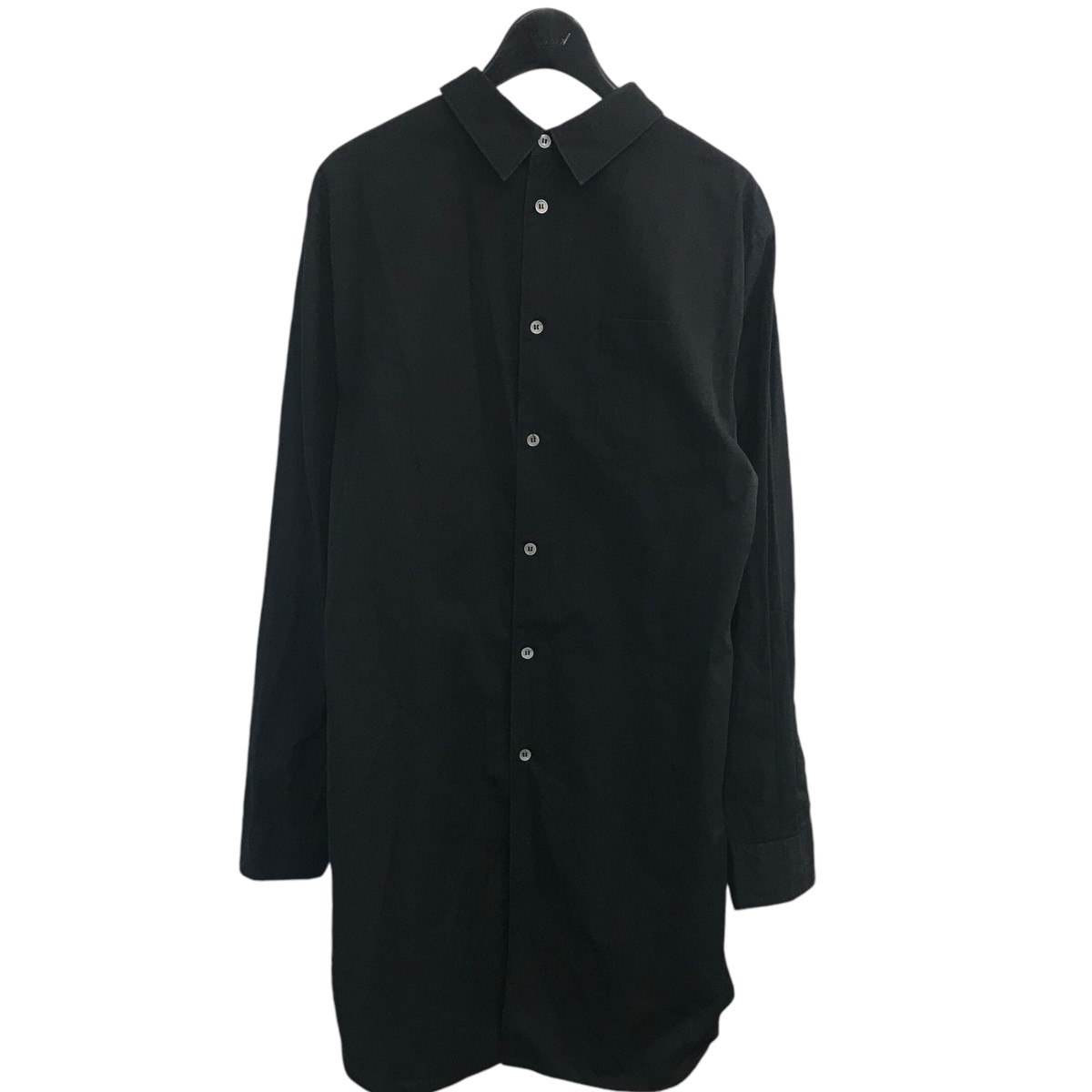 【楽天市場】【中古】COMME des GARCONS HOMME PLUS 16SS ロングシャツ PQ B004 ブラック サイズ：S ...