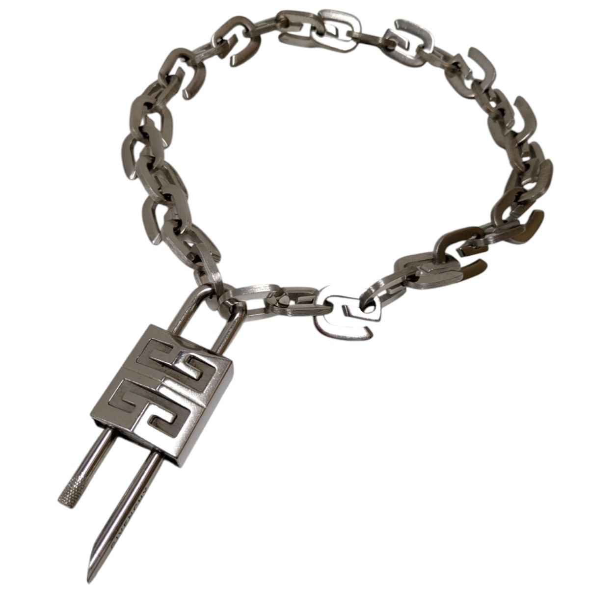 【楽天市場】【中古】GIVENCHY G-link Padlock Chain Necklace Gリンク パドロック チェーン ネックレス ...