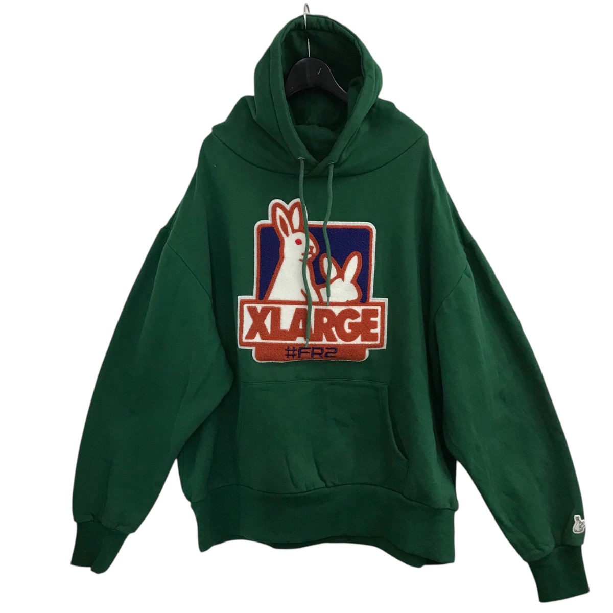 【楽天市場】【中古】FR2×X-LARGE プルオーバーパーカー FRC1747 グリーン サイズ：XL 【080225】（エフアールツー×エクストララージ）：ブランド古着のカインドオル
