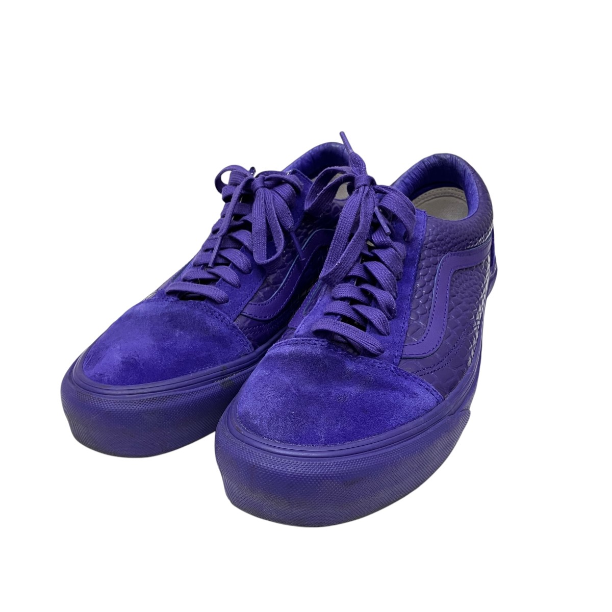 【楽天市場】【中古】VANS VAULT OLD SKOOL LX CROC SKIN クロコ型押しローカットスニーカー パープル サイズ ...