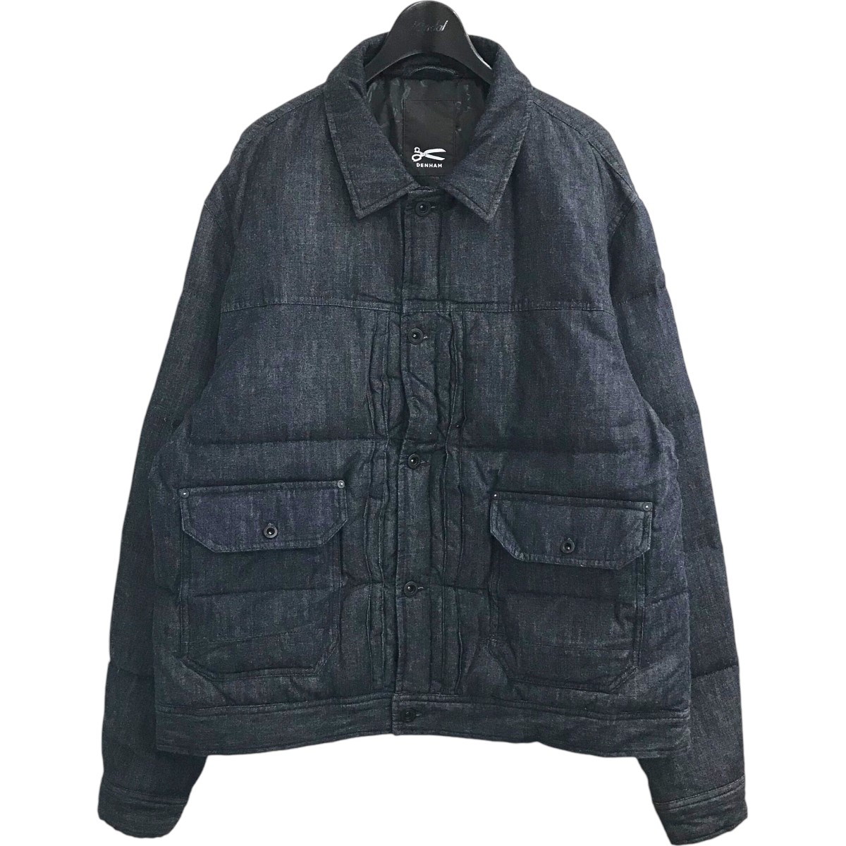 【楽天市場】【中古】Denham「WINSTON DENIM DOWN JACKET」 パデッドデニムジャケット 01 21 10 21 ...