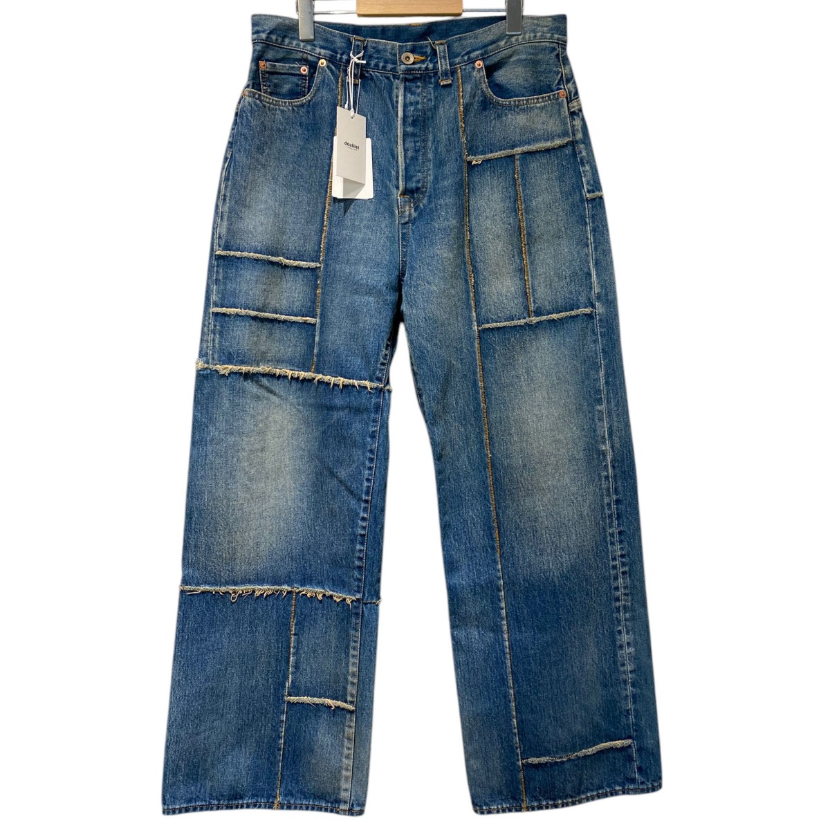 【楽天市場】【中古】doublet 24AW FRANKENSTEIN CUTTING DENIM PANTSフランケンシュタインオマージュ ...