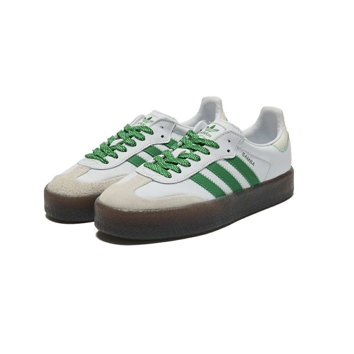 【楽天市場】adidas Originals SAMBAE(Cloud White / Green / Off White)(アディダス ...