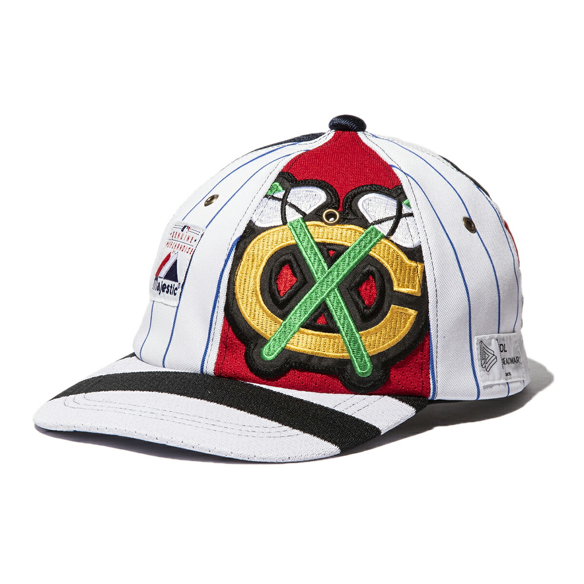 【楽天市場】【ラスト1点】DL Headwear Rapture 6Panel Cap "City Attack" /CHICAGO(MULTI)(ディーエルヘッドウェア ラプチャー 6パネル ...