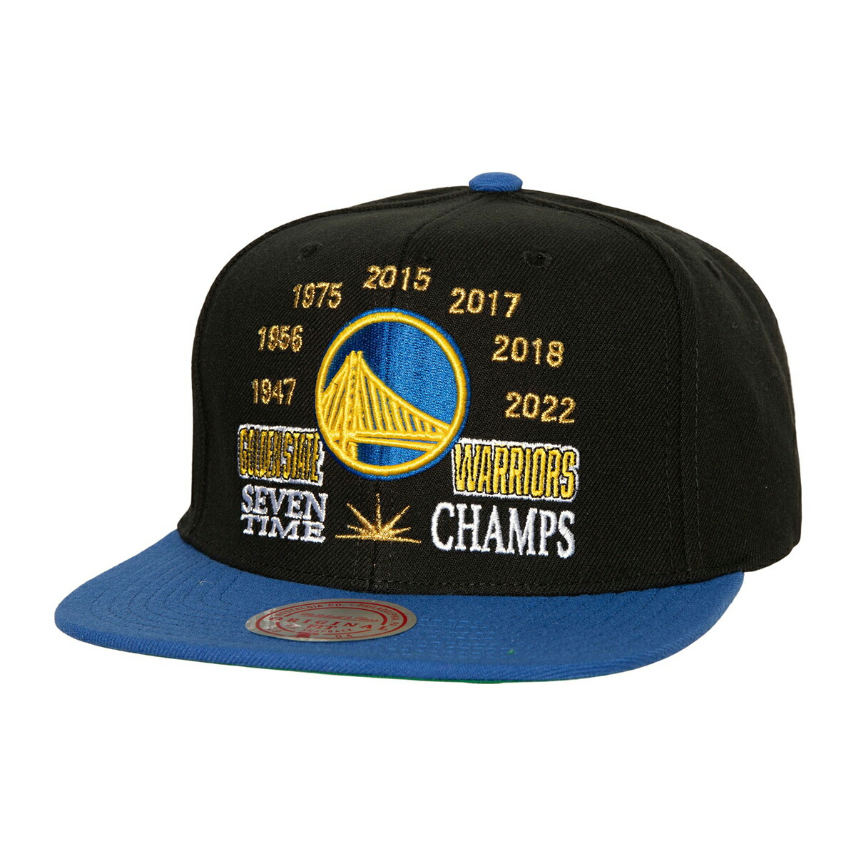 【楽天市場】【ラスト1点 サイズ：ONE SIZE】MITCHELL & NESS CHAMP IS HERE SNAPBACK GSW ...