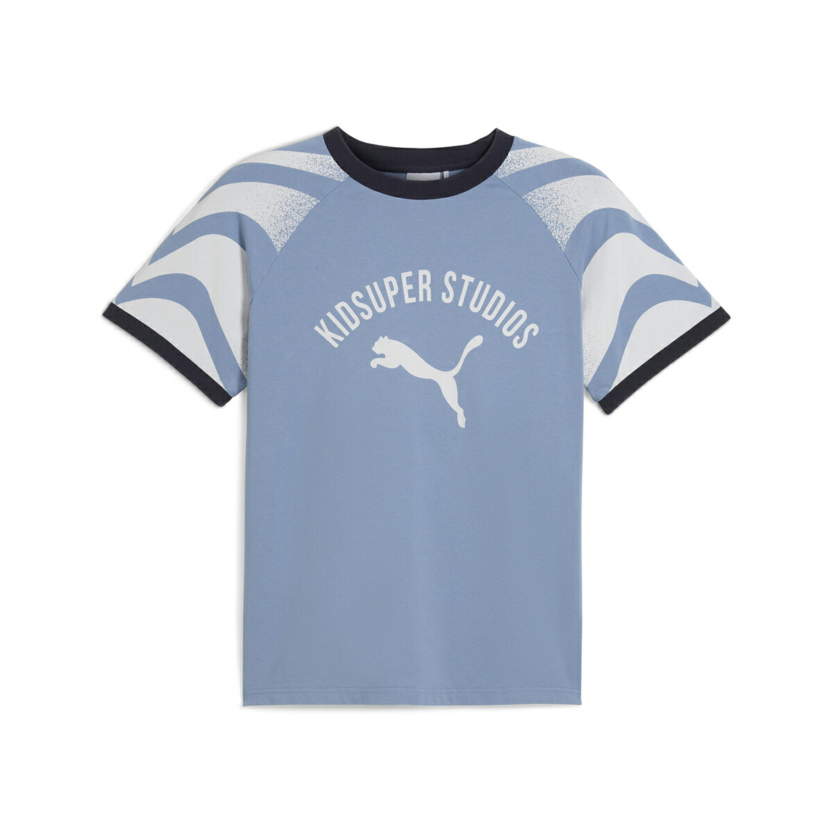 【楽天市場】PUMA X KIDSUPER RINGER TEE(COOL BLUE)(プーマ×キッドスーパー リンガー 半袖 Tシャツ ...