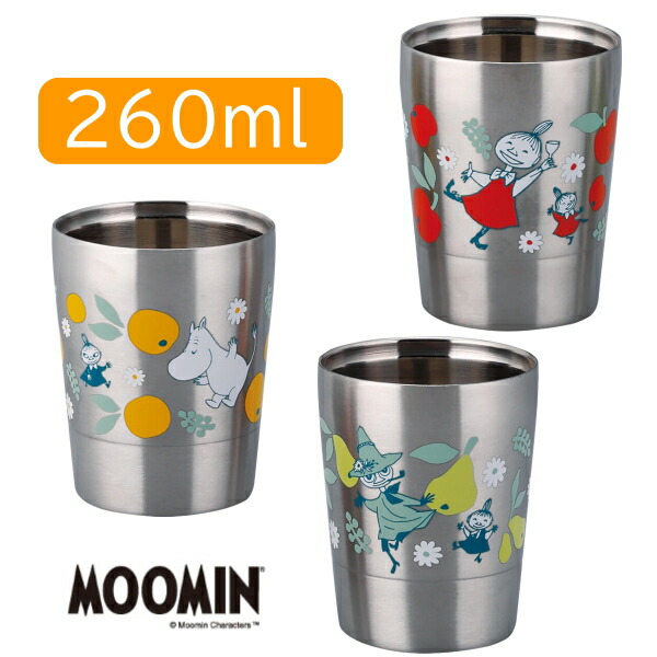 【楽天市場】【クーポン最大600円OFF!】あす楽!!【送料490円】ムーミン 2重ステンレスタンブラーS / ムーミン / リトルミイ / スナフキン タンブラー 260ml 山加商店 ...