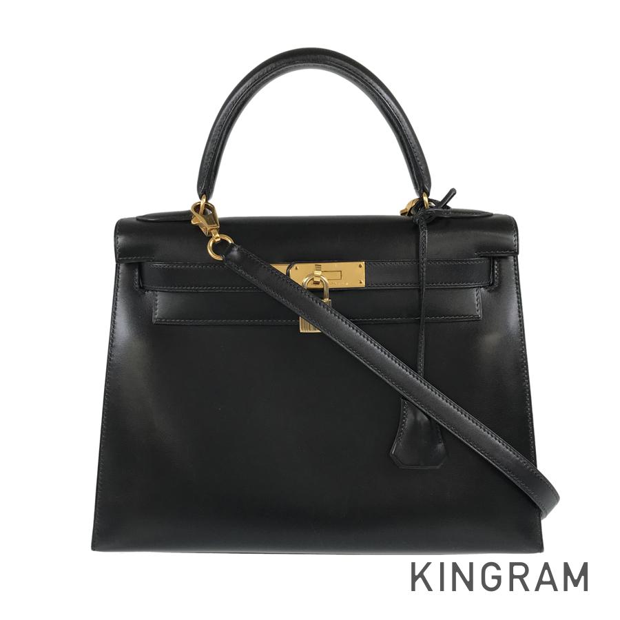 【楽天市場】エルメス HERMES ケリー 28 ボックスカーフ ハンドバッグ ssh【中古】：キングラム楽天市場店