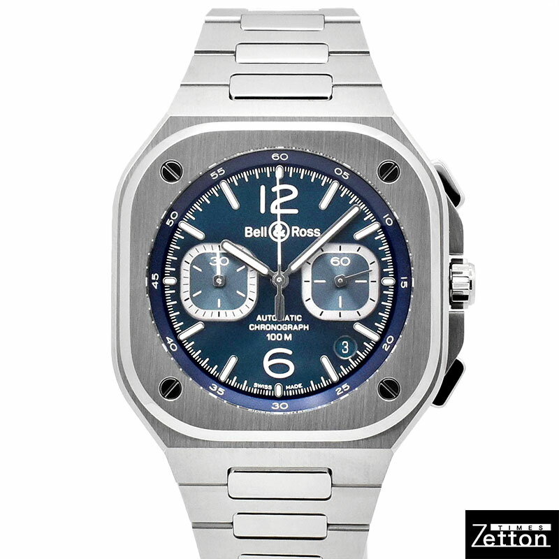 【楽天市場】【国際保証書有り】【外装仕上げ済み】ベル＆ロス Bell＆Ross インストゥルメントゥ BR 05 クロノ ブルー スティール ...