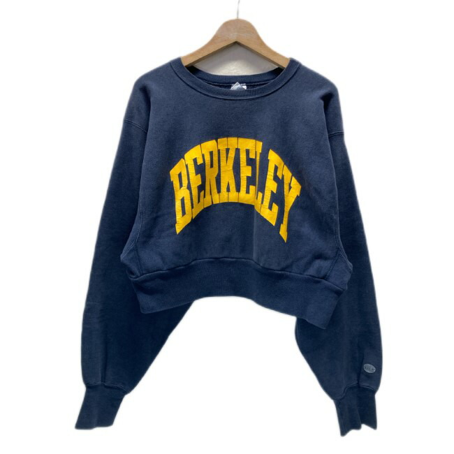 【楽天市場】Champion REVERSE WEAVE スウェット 90's vintage 刺しゅうタグ 長袖 トレーナー ショート丈 ...