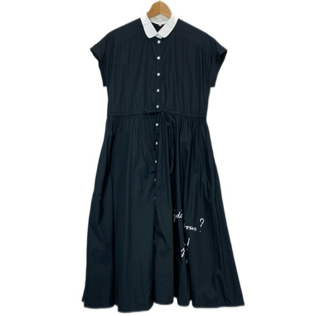 【楽天市場】★期間限定30%OFFクーポン 3/21 20:00~3/27 01:59★ agnes b. ワンピース 半袖 シャツワンピ ...