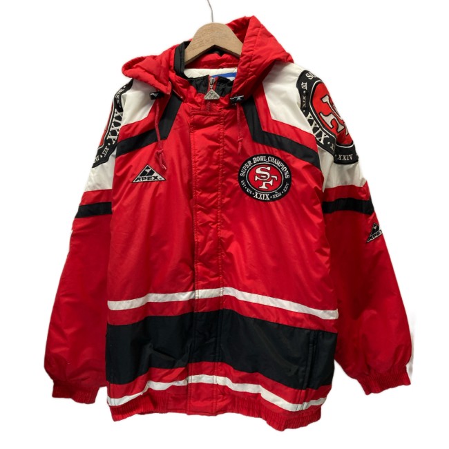 【楽天市場】APEX ONE PRO LINE NFL ナイロンジャンパー 中綿ブルゾン アウター フード フルジップ SUPER BOWL ...