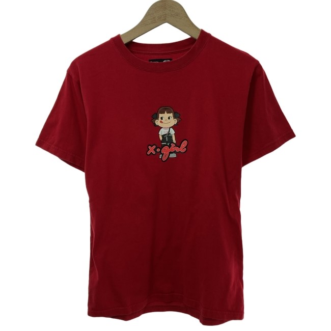 【楽天市場】X-girl × Peko meets Tシャツ (c)2021 FUJIYA CO.LTD. 半袖 トップス キャラクター ペコちゃん 不二家 ロゴT ブランドロゴ プリント ...