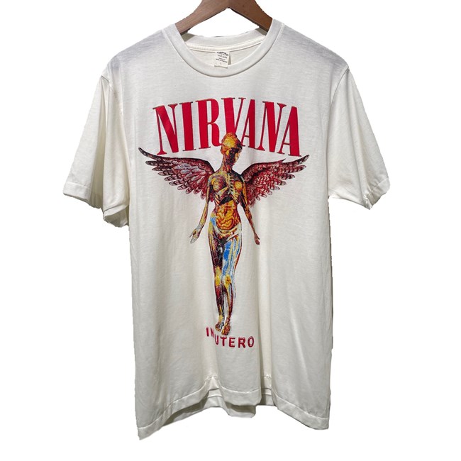 【楽天市場】BUNNY RABBIT NIRVANA バンT 90's vintage Tシャツ 半袖 カットソー トップス クルーネック ...