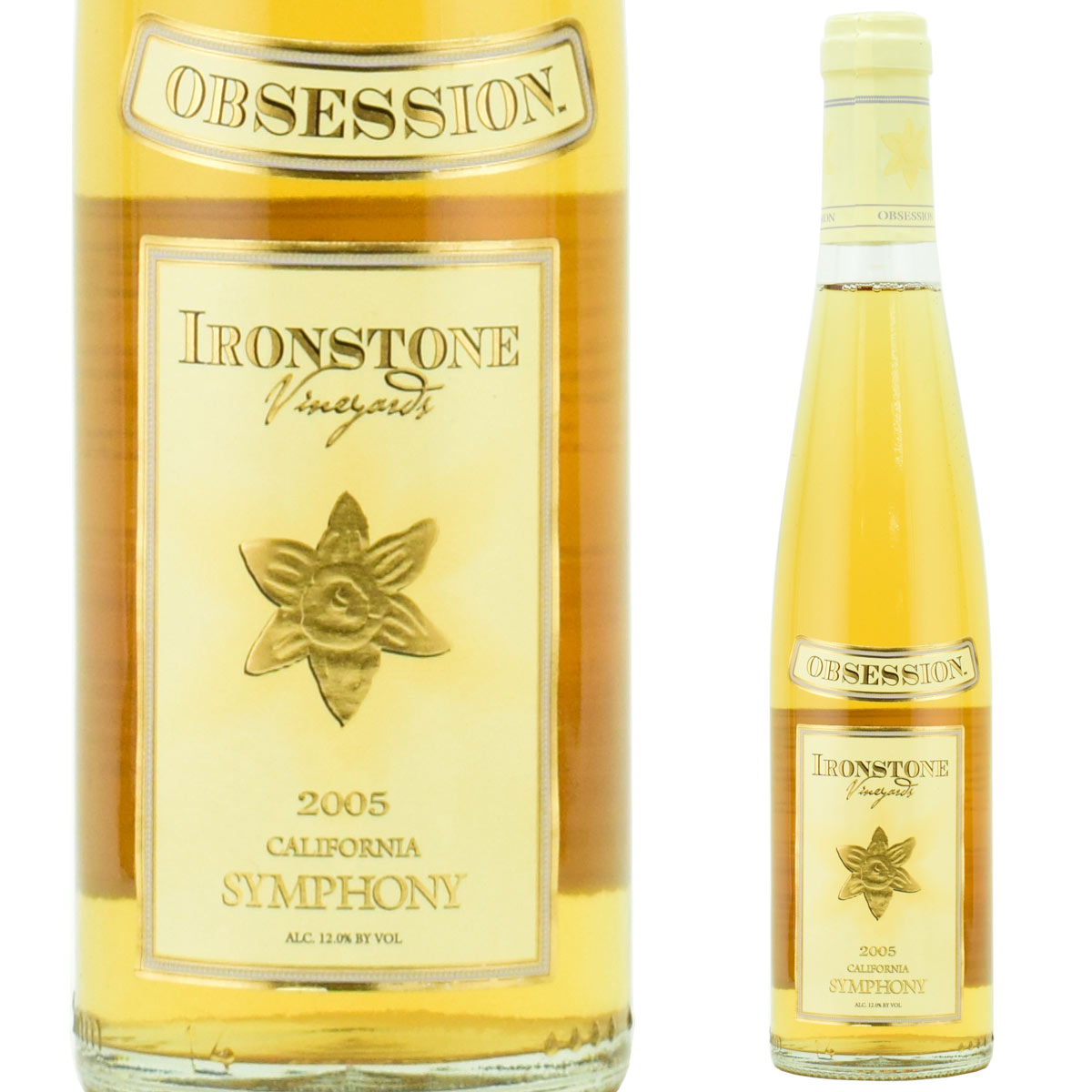 【楽天市場】オブセッション アイアンストーン カリフォルニア シンフォニー 2005 375ml デザートワイン Ironstone ...