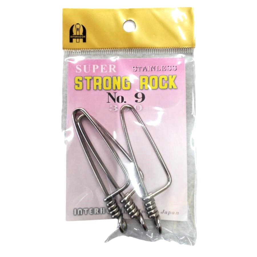 【楽天市場】スーパーストロングロック NO.9 スナップ インターフック 船釣り メール便 [13-08-100396]：釣具の金太郎楽天市場店