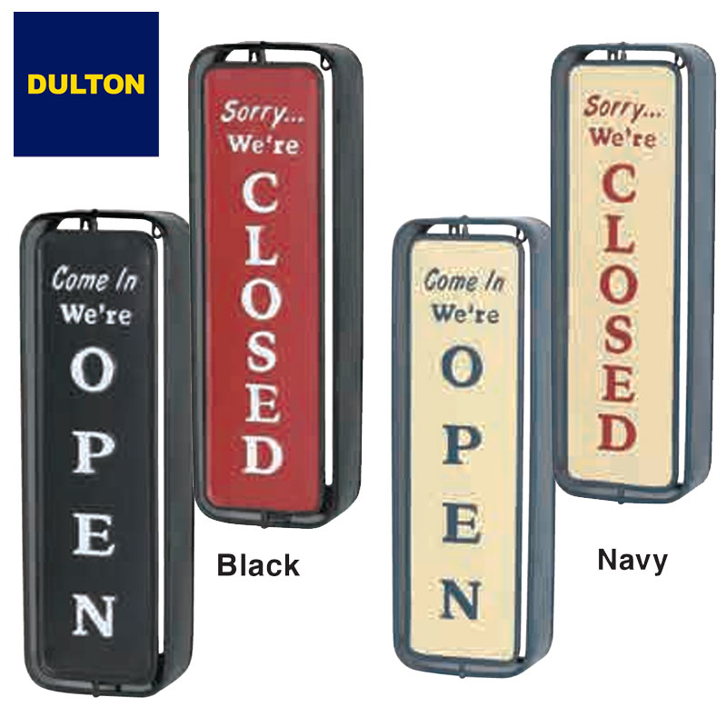 【楽天市場】ダルトン DULTON ウォール マウント スピナー サイン オープン クローズド OPEN-CLOSED 看板 インテリア雑貨 おしゃれ ディスプレイ オブジェ 輸入雑貨 ...