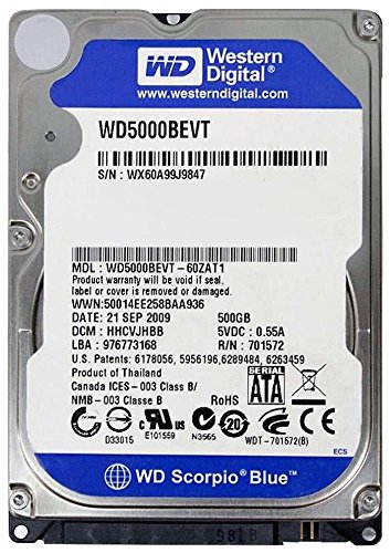 【楽天市場】500GB 2.5インチ SATA ハードドライブ ウエスタンデジタル WD5000BEVT：kirari