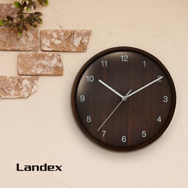 【楽天市場】Landex ランデックス MOKUZOプレーン[掛け時計 アナログ 時計 掛時計 アナログ時計 壁掛け時計 連続秒針 静か ...