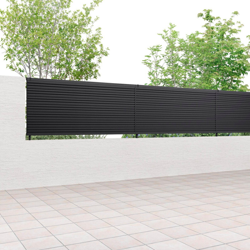 【楽天市場】【個人宅送料無料】 フェンス 目隠し LIXIL フェンスAB YL1型 T-10 H1000 高さ100cm 本体のみ 『リクシル 横 格子 屋外 アルミ 庭 diy おしゃれ ...