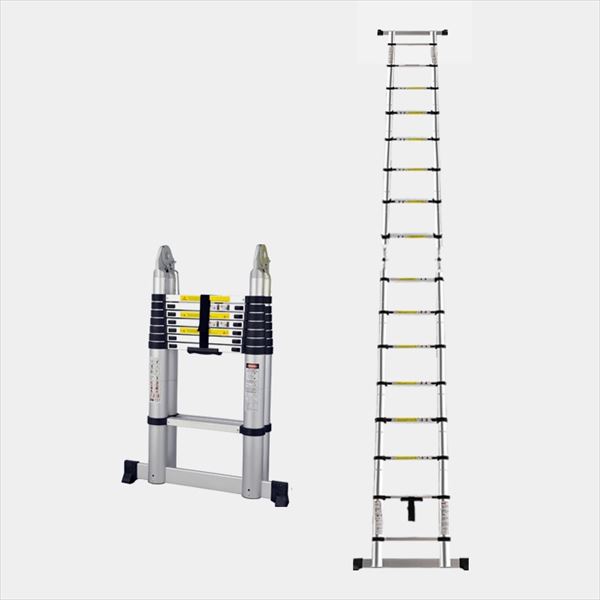 【楽天市場】Hill Stone(ヒルストーン) 伸縮性はしご兼脚立 5.0m zk110：エクステリアのプロショップ キロ