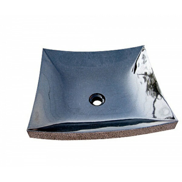 【楽天市場】オンリーワン 石の水板 山西黒 EC3-005 『水栓柱・立水栓 水受け（パン）』：エクステリアのキロ楽天市場支店