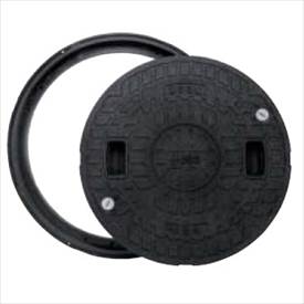 【楽天市場】城東テクノ 耐圧マンホールカバー 枠セット(T-2) 600型／ロックなし／丸枠セット JT2-600B-2 1セット入 『外構 ...