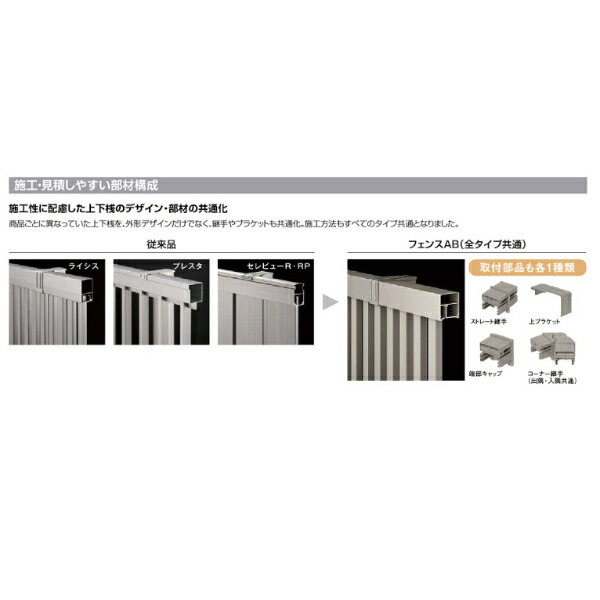 【楽天市場】リクシル フェンスAB YL3型 アルミ形材色 T-10 本体(1枚) 『アルミ diy 屋外』：エクステリアのキロ楽天市場支店