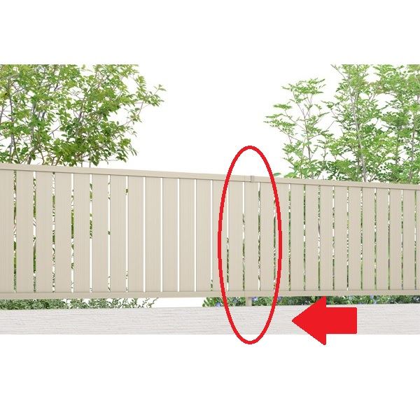 【楽天市場】【柱】 フェンス 目隠し LIXIL フェンスAB TS2型 T-10 柱 H1000 高さ100cm フリーポール 支柱 アルミ形材色 『リクシル 柱のみ 柱だけ 屋外 アルミ ...