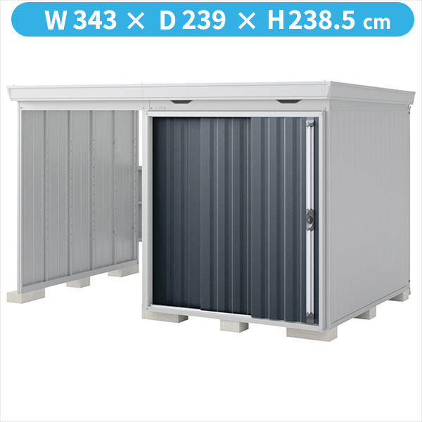 【楽天市場】【自転車置場 駐輪】イナバ物置 FW／フォルタ ウィズ FW-15K+1822H CG ハイルーフ 左側開放スペース 豪雪型『物置 屋外 大型 diy』【関東・東海地方限定配送 ...