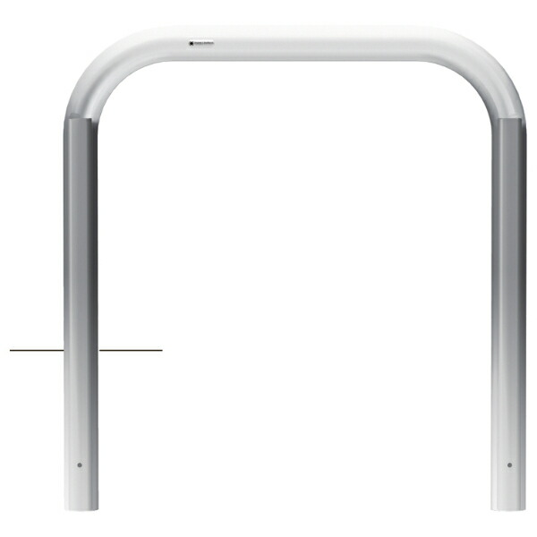 【楽天市場】リクシル 衝突防止ポール U76型 アーチ 固定式 W1000 スチール製：エクステリアのキロ楽天市場支店