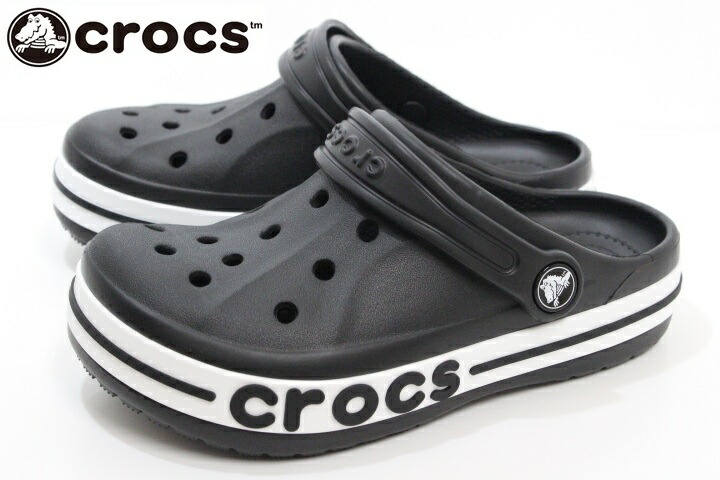 【楽天市場】クロックス キッズ クロッグサンダル crocs bayaband clog k 207019 001 BLACK：岸山履物店 楽天市場店