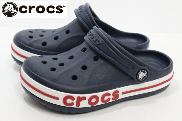 【楽天市場】クロックス キッズ クロッグサンダル crocs bayaband clog k 207019 410 NAVY：岸山履物店 楽天市場店