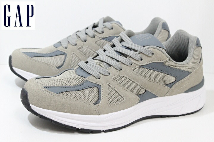 【楽天市場】ギャップ メンズ レトロランニング スニーカー GAP GPU12512 GRY GRAY：岸山履物店 楽天市場店