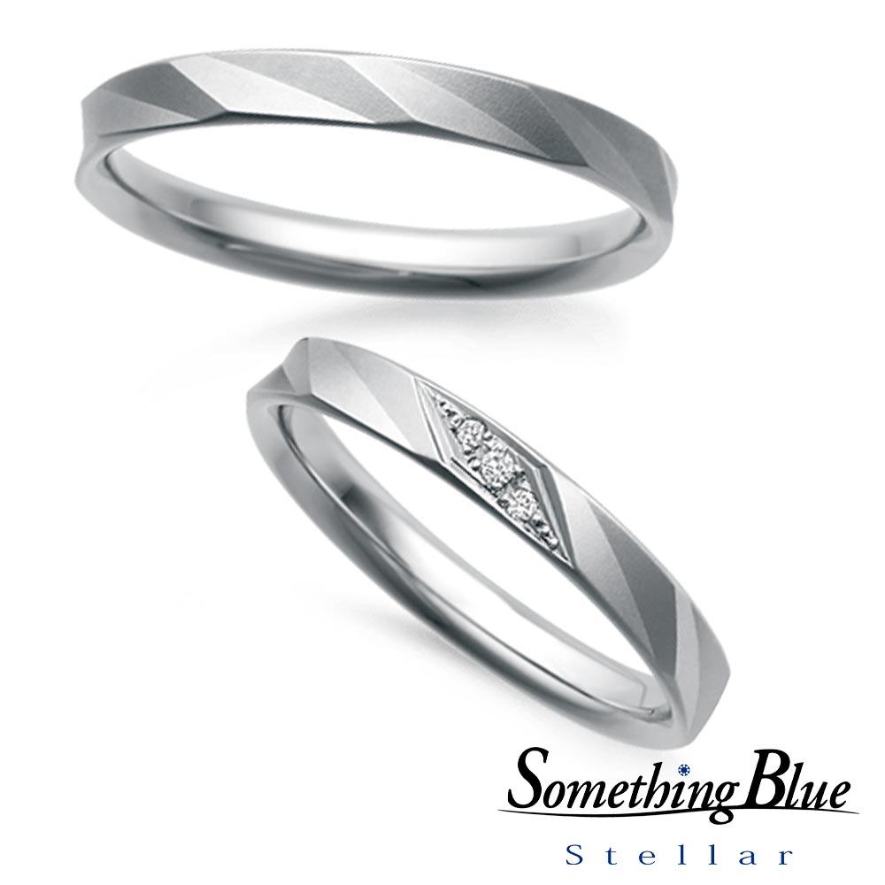 【楽天市場】【楽天ポイント20倍】【専用LINEで購入後も安心！】 SomethingBlue サムシングブルー 結婚指輪 プラチナ ...