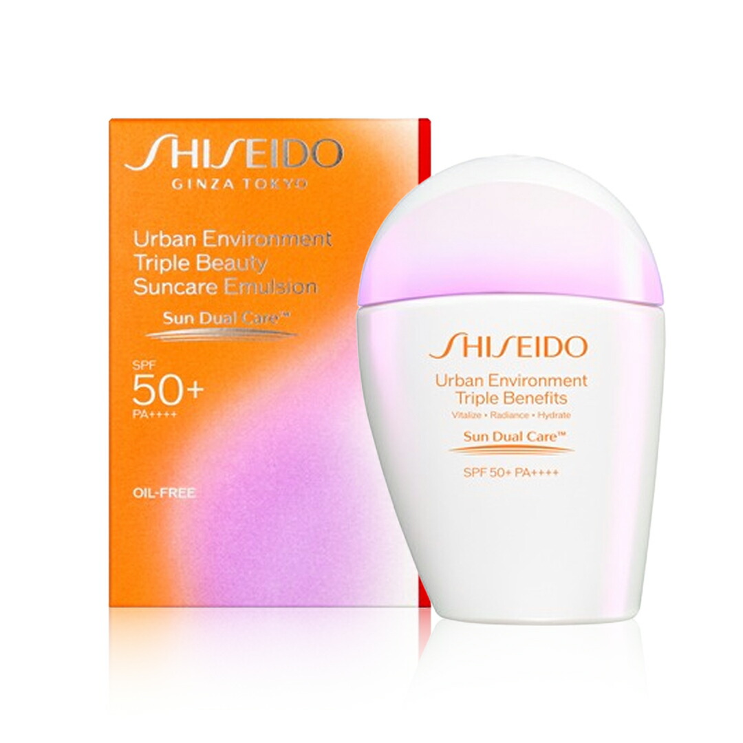 【楽天市場】【クーポン利用で最大150円OFF】【即納】【メール便発送・送料無料】資生堂 SHISEIDO アーバン トリプル ビューティ サンケア エルマジョン 30ml SPF50+/PA ...
