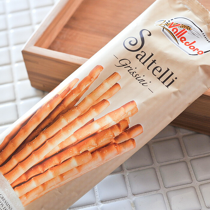 【楽天市場】【当店おすすめ食材】Valledoro バレドーロ サルテッリ グリッシーニ 【Saltelli】 《food》【100g ...