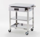 【楽天市場】【新品】東製作所 引出し付ステンレス製ワゴン 900*450*800 WGO3-900K：厨房機器キッチンキング